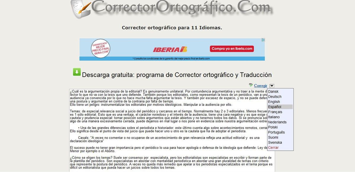 Cómo utilizar herramientas de corrección online