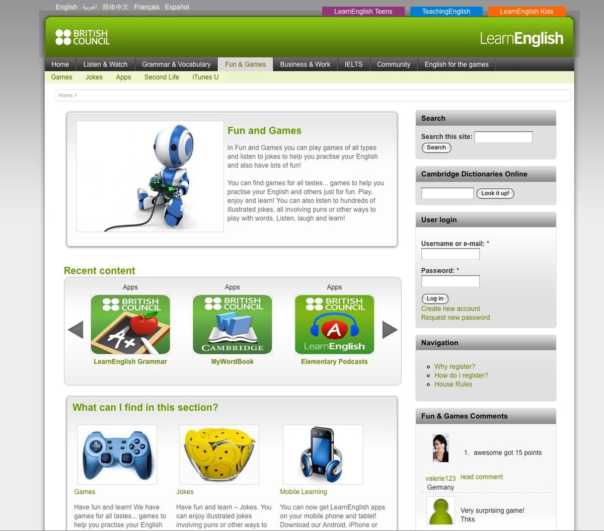 Las 5 mejores webs para aprender inglés para niños