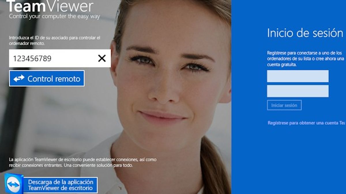 TeamViewer se adapta a la interfaz táctil de Modern UI