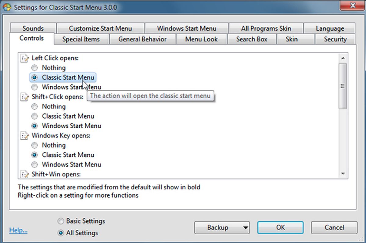 Classic Shell: Windows 8 con la interfaz de Windows 7
