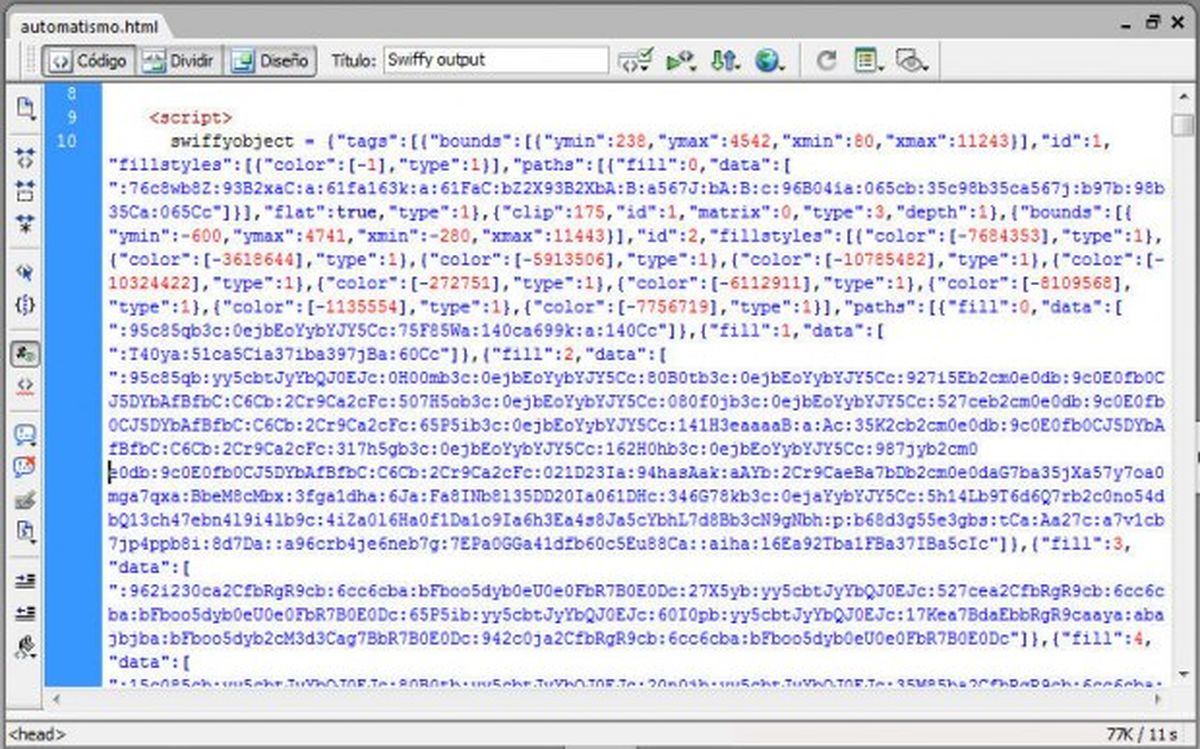 Inserta una animación Html5 en un iframe