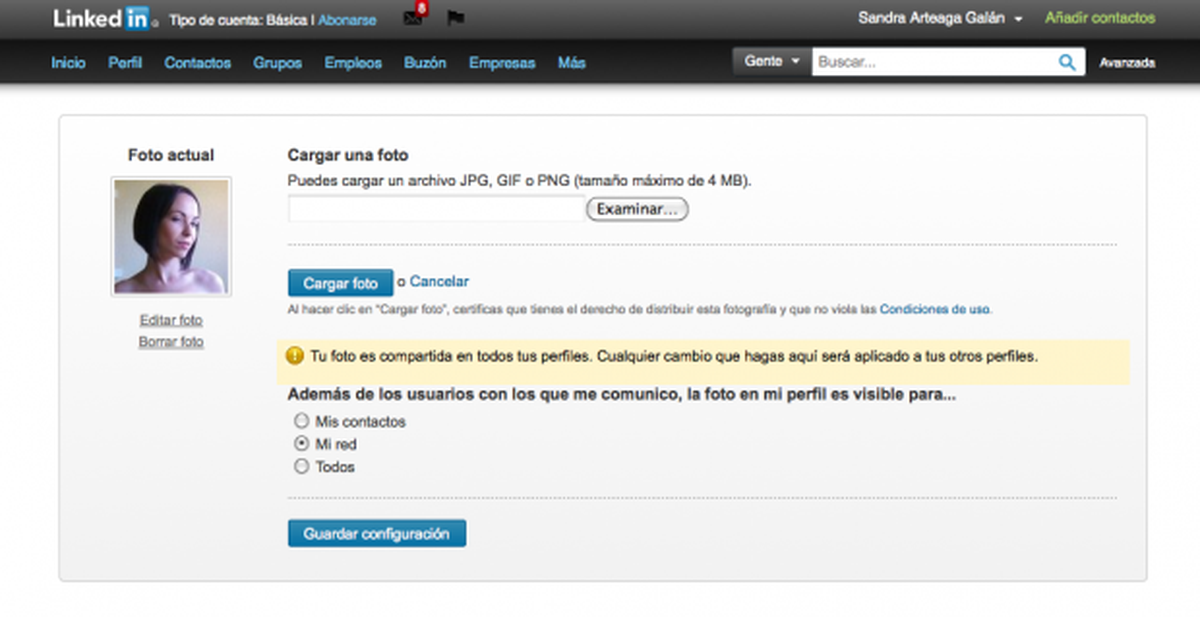 Completa tu perfil profesional en LinkedIn
