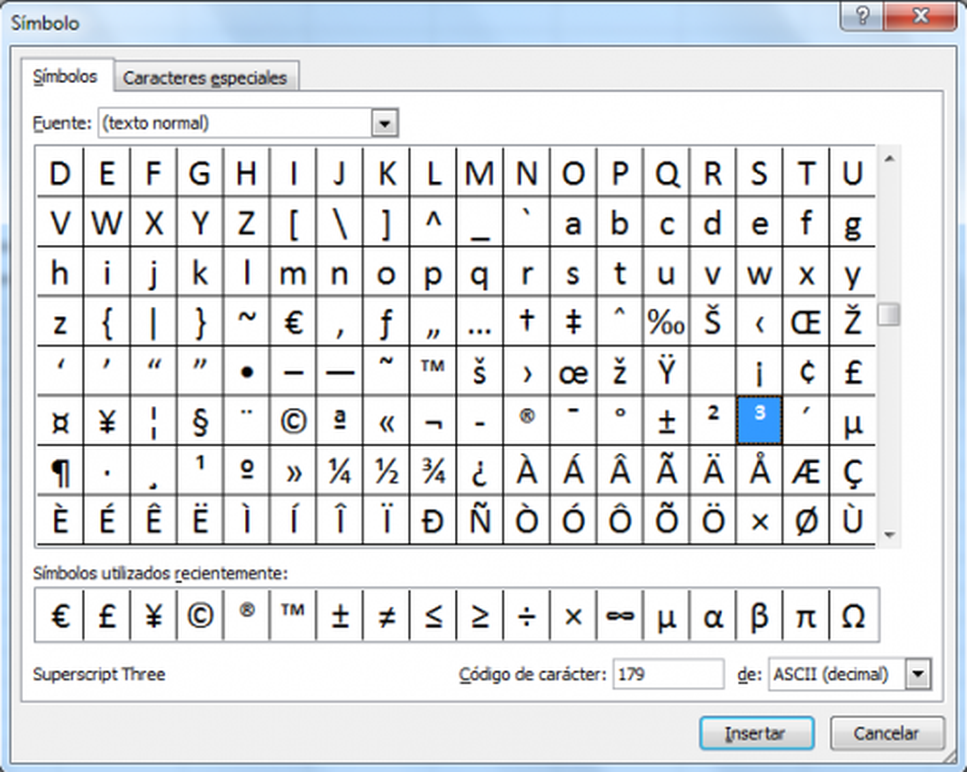 Cómo añadir superíndices en los formatos personalizados