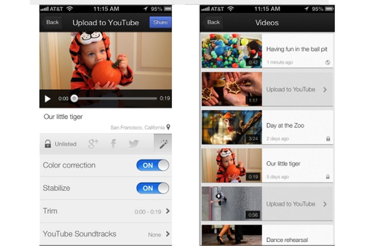 YouTube Capture para iOS