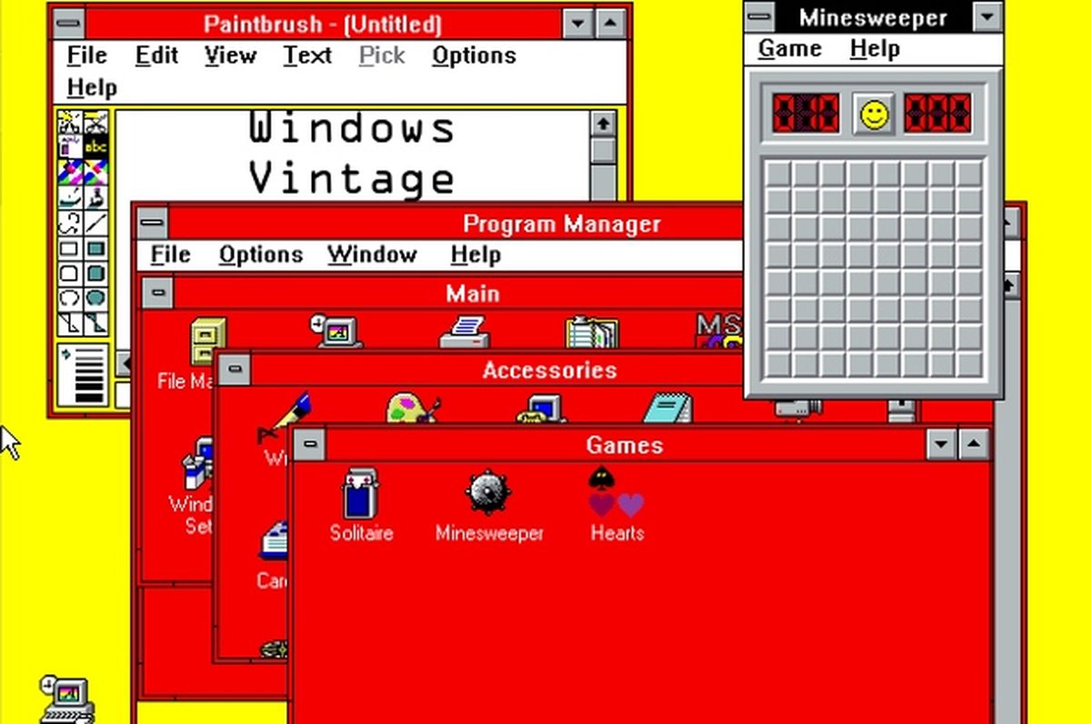 Microsoft vuelve a Windows 3.1 con Windows Vintage