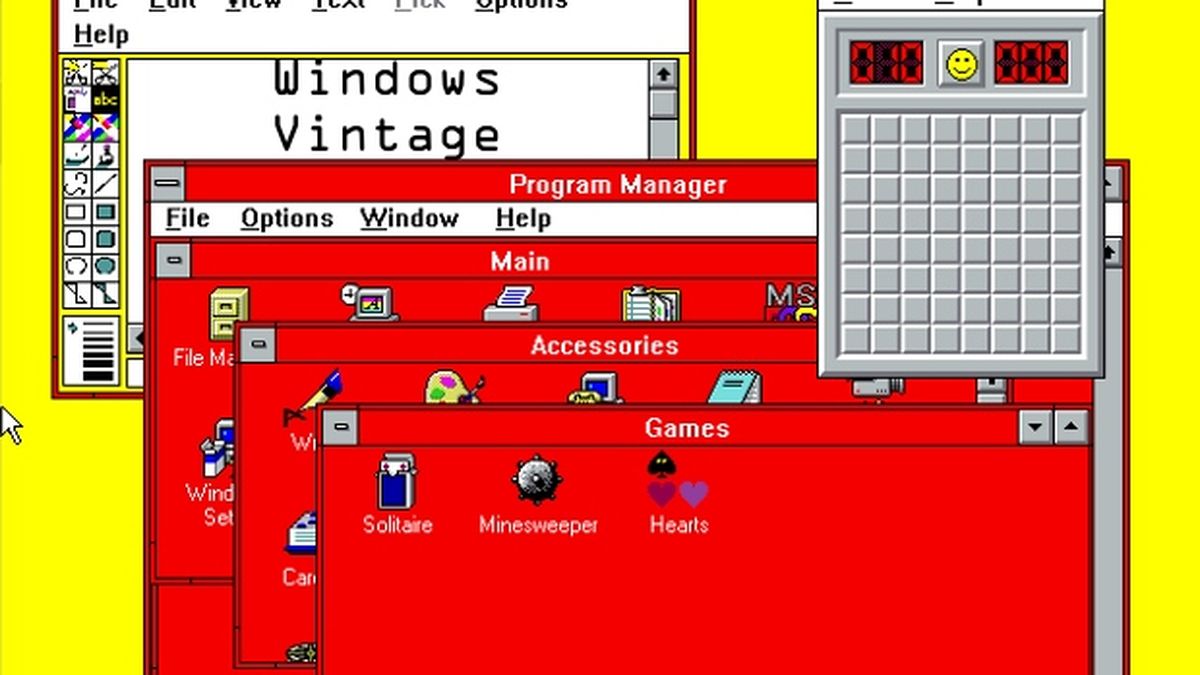 Microsoft vuelve a Windows 3.1 con Windows Vintage