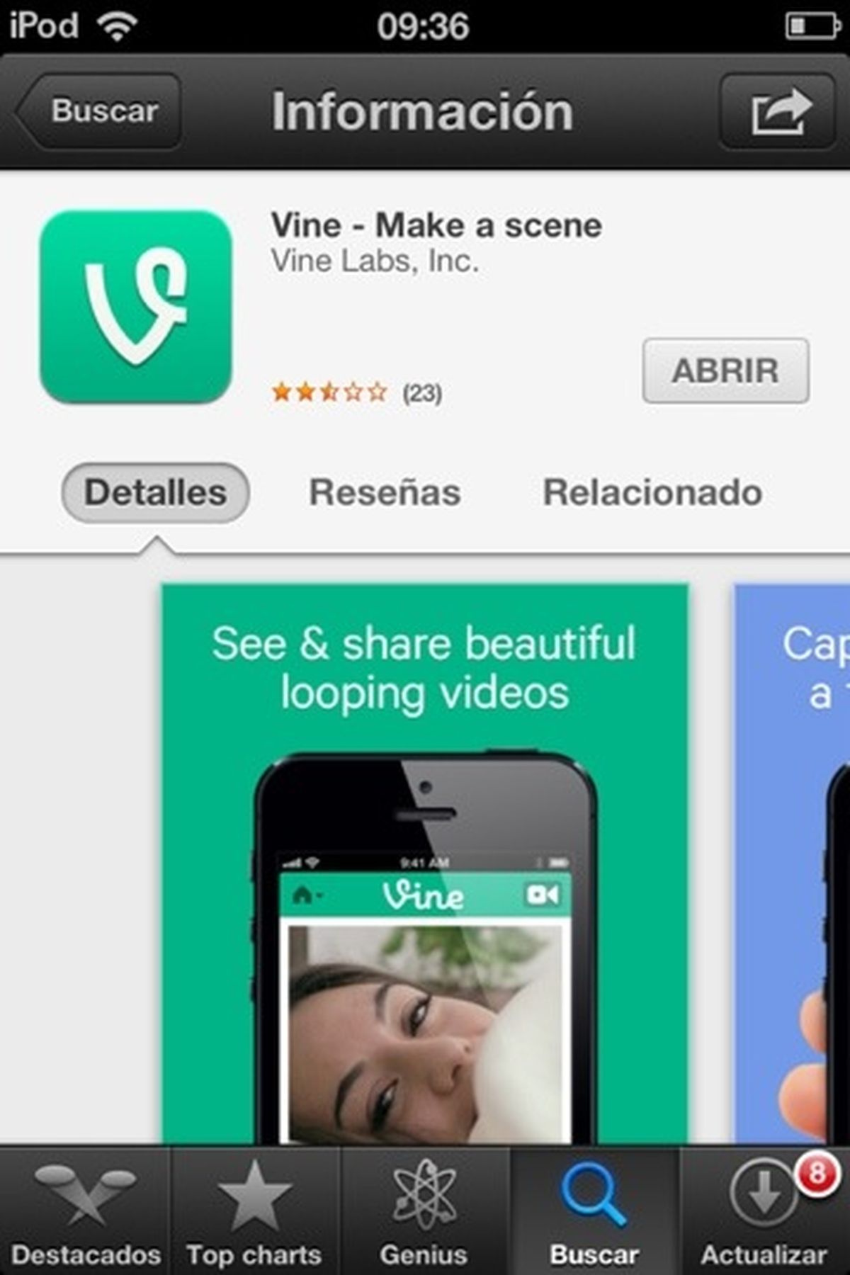 Primeros pasos en Vine