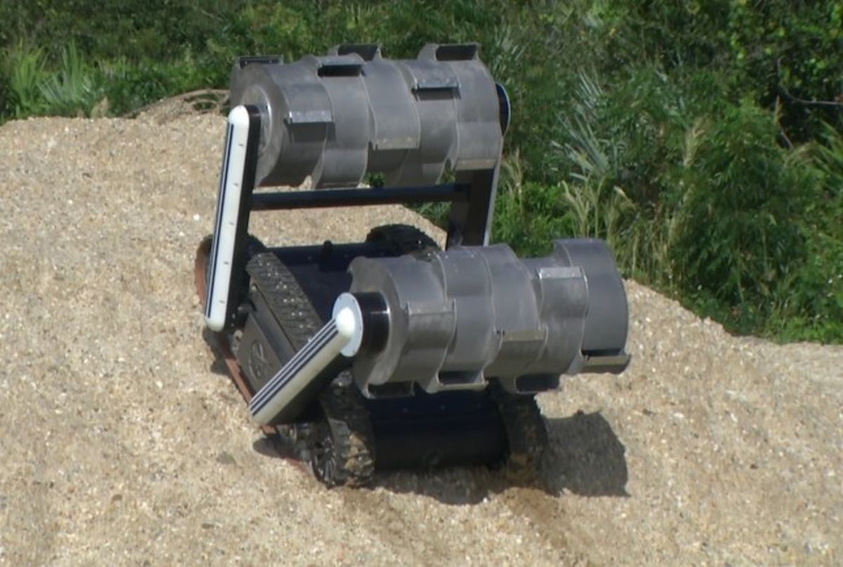 La NASA diseña un robot para extraer agua de la luna, RASSOR