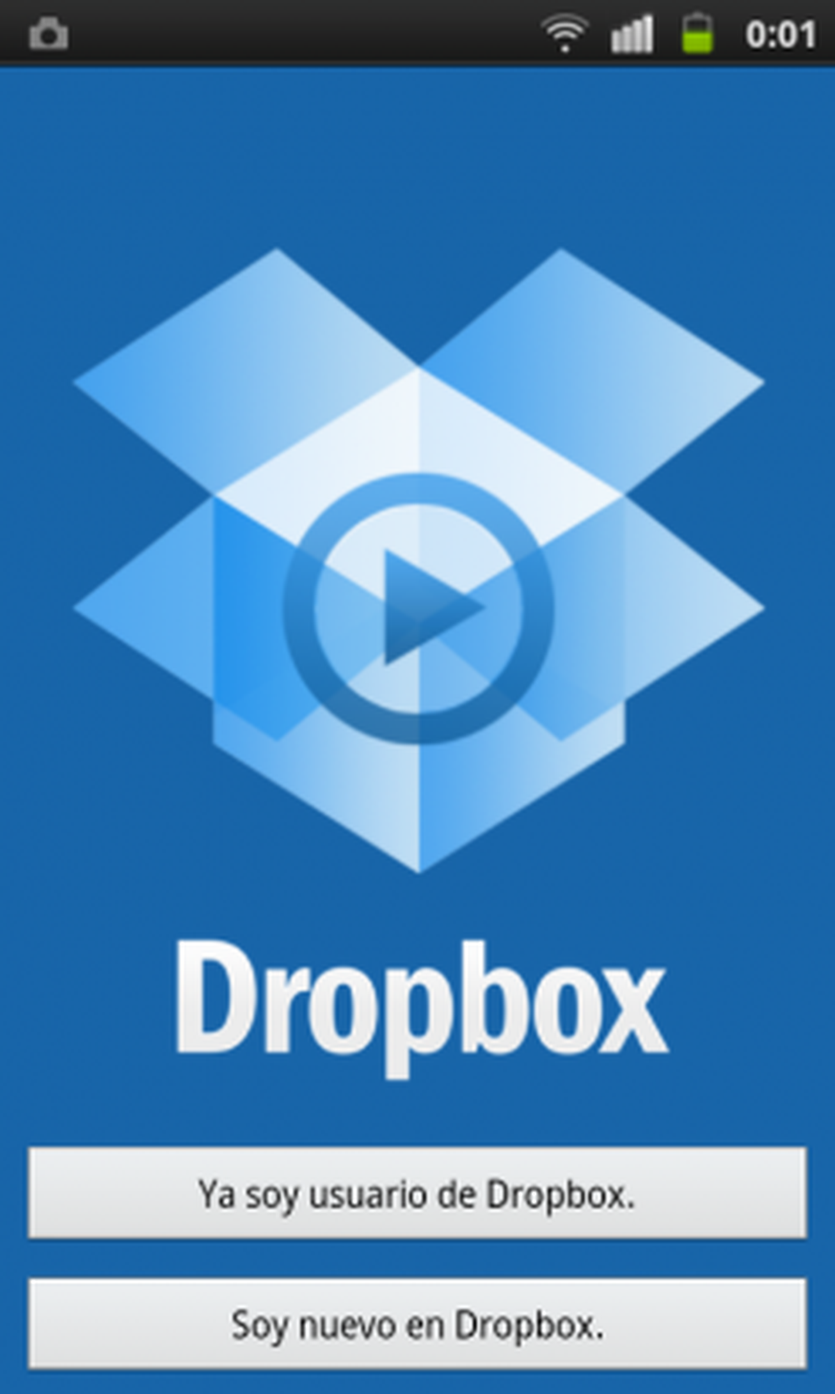 Configura la app de Dropbox en tu móvil o tablet