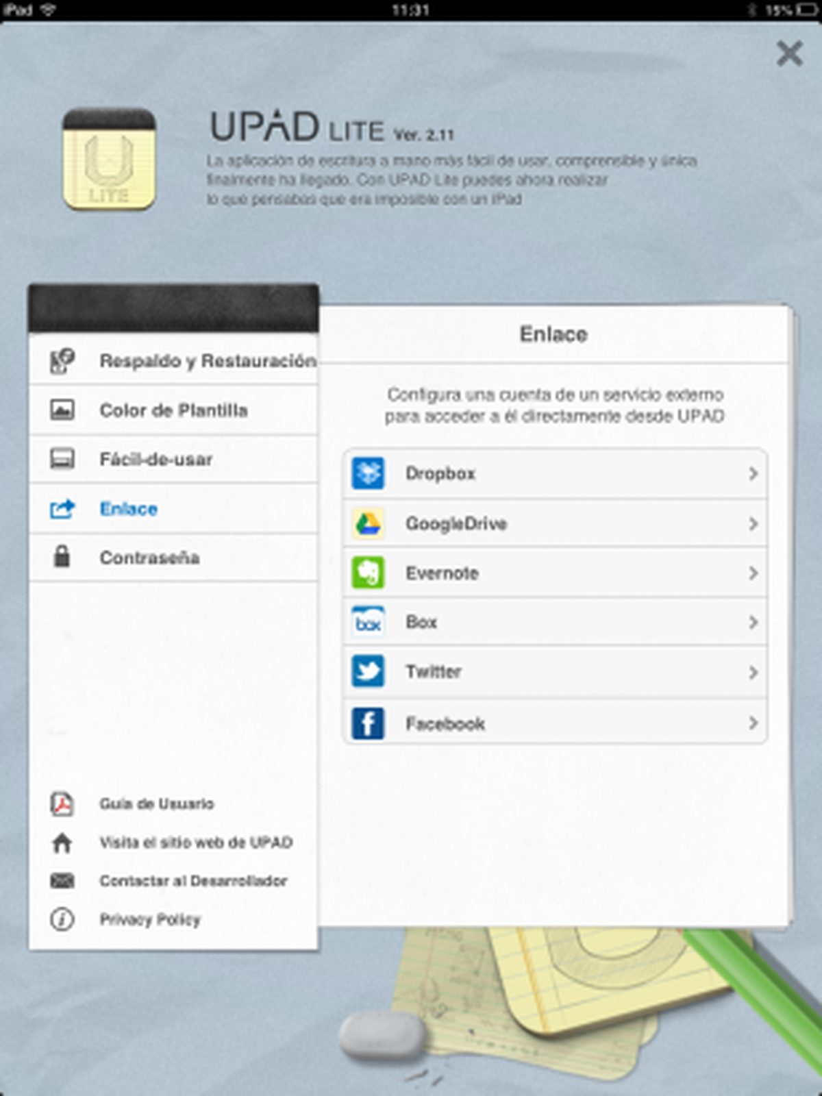 Configura UPAD Lite y convierte tu iPad en una agenda