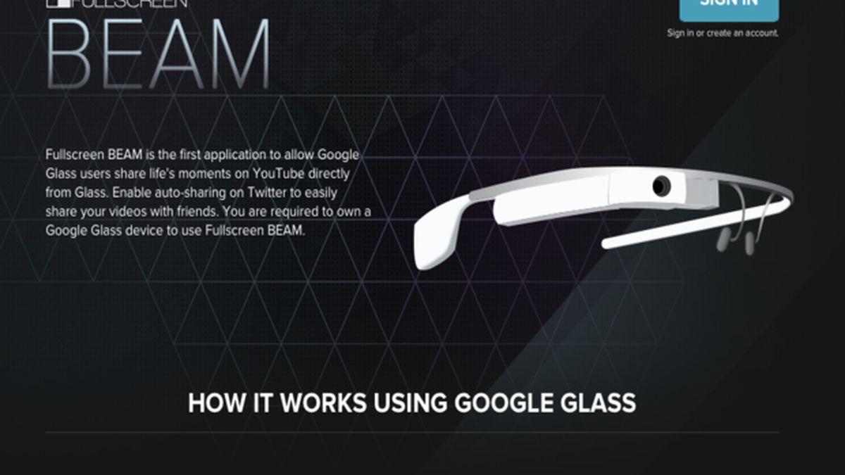 Beam, una app especial para subir vídeos con Google Glass