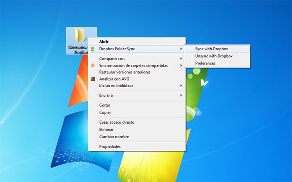 Cómo sincronizar carpetas en Dropbox con Dropbox folder Sync