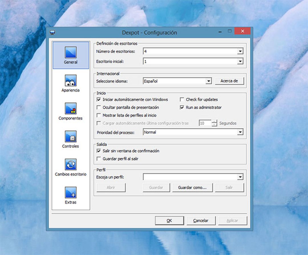 Cómo usar varios escritorios virtuales en Windows con Dexpot