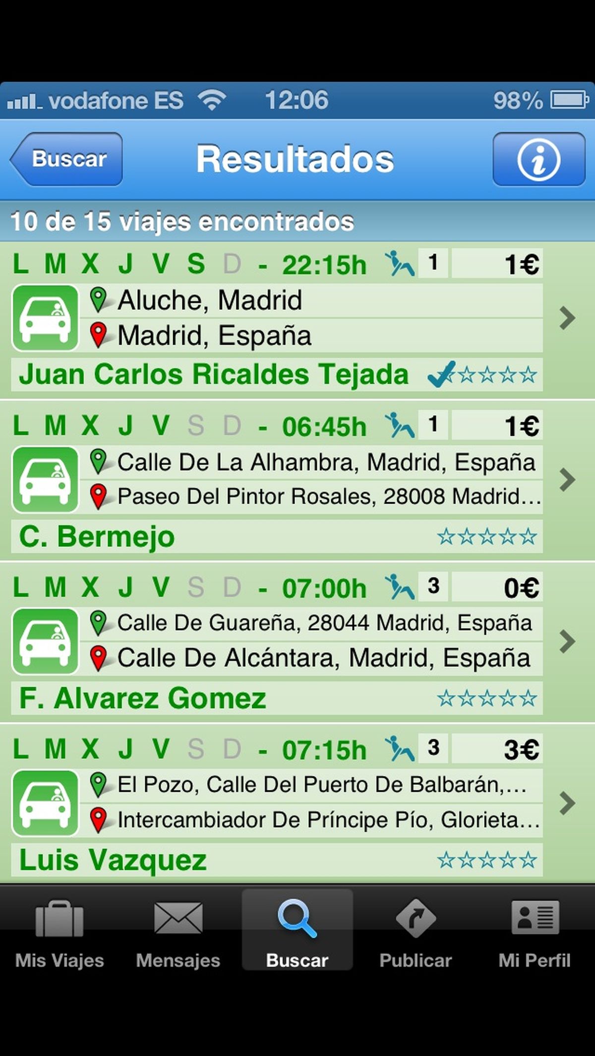 Las mejores apps para compartir coche