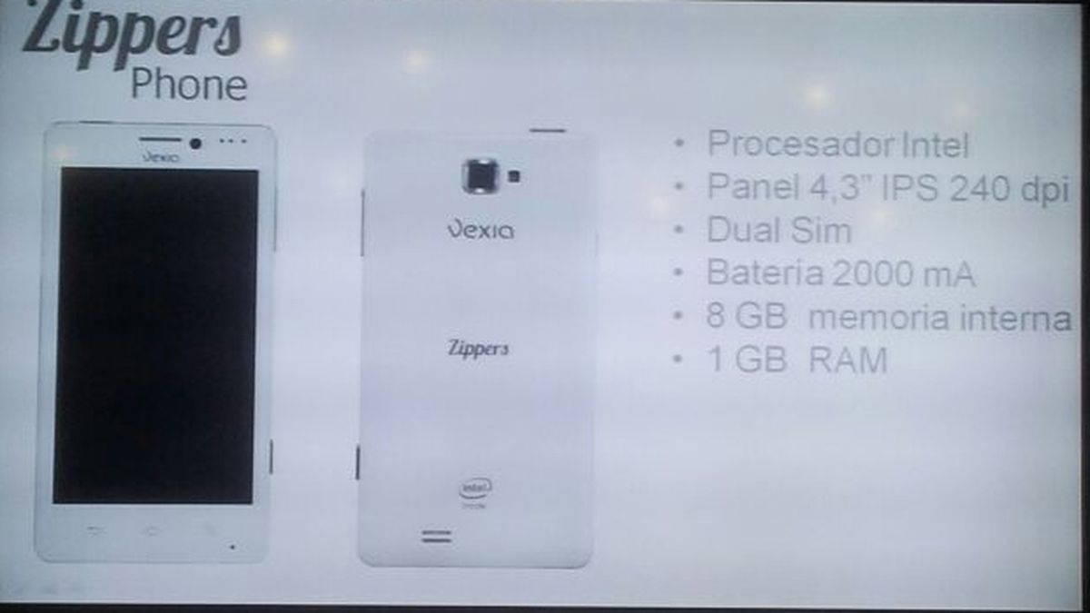 Vexia Zippers Phone, nuevo smartphone Dual Sim Android