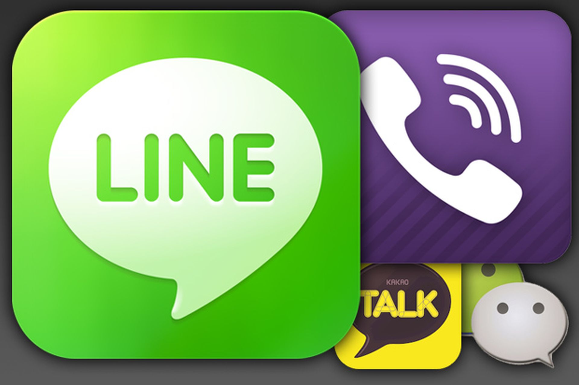 LINE vs Viber vs WeChat vs Whatsapp: ¡es la guerra