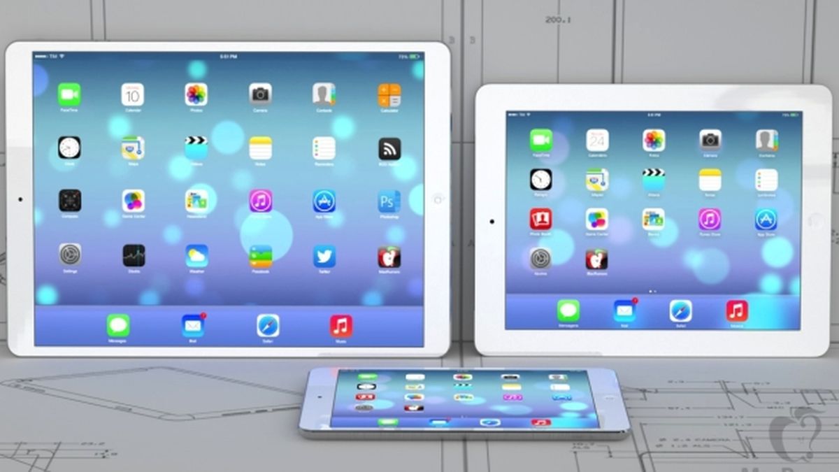 Así se vería el iPad Maxi de 13 pulgadas