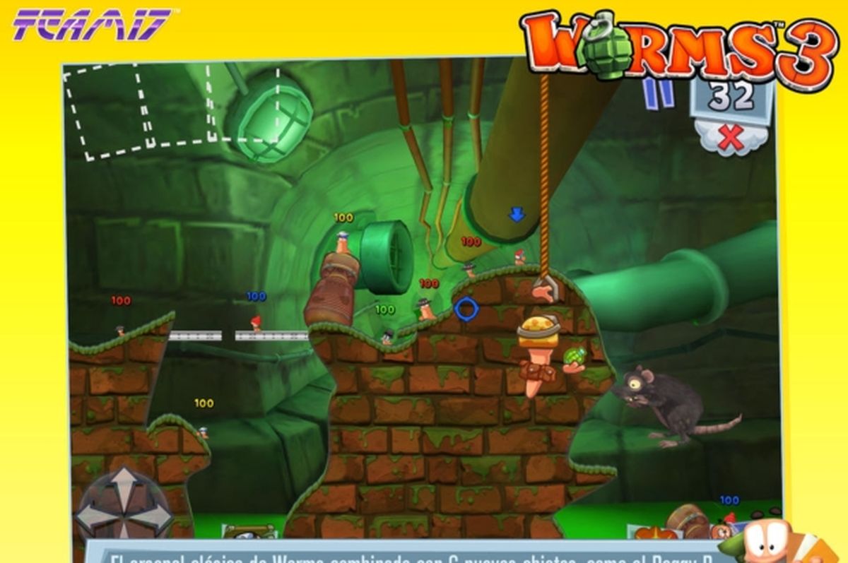 Worms 3, exclusivo para iOS, ya disponible