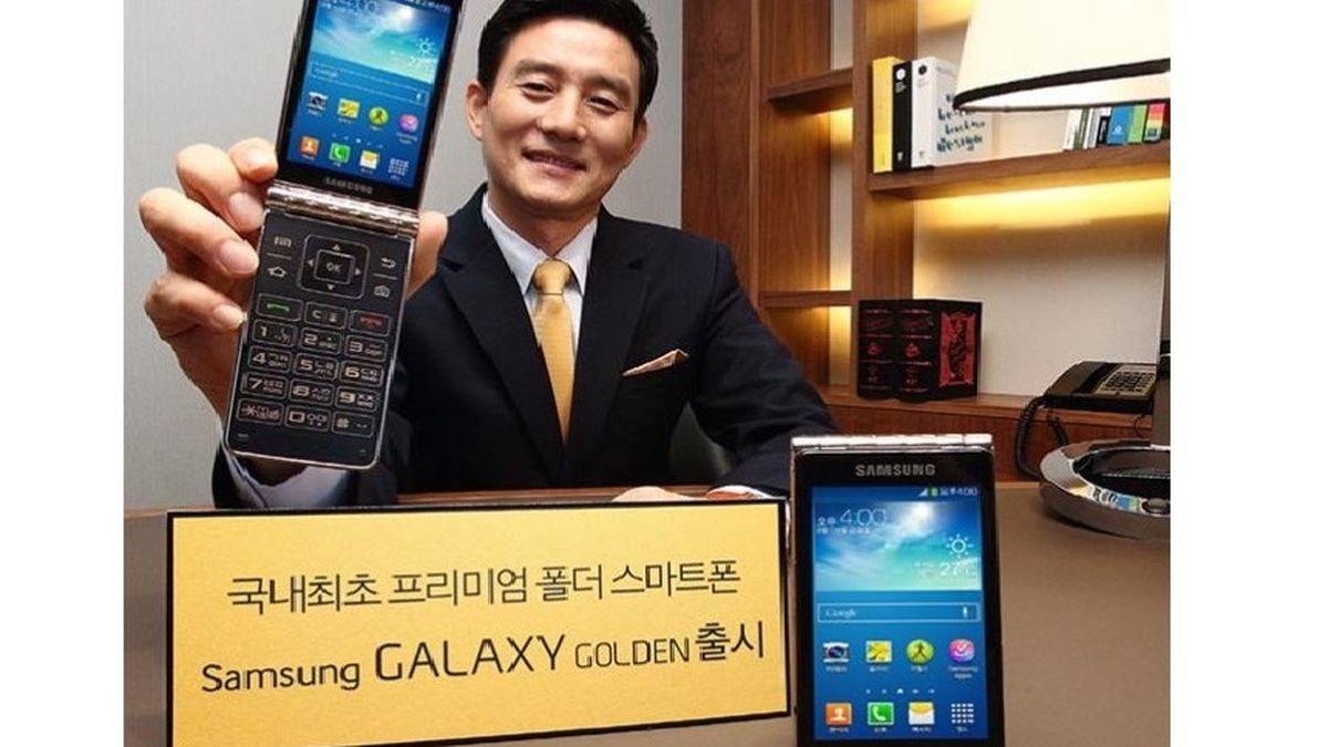 Galaxy Gold, el smartphone dorado de Samsung contra Apple