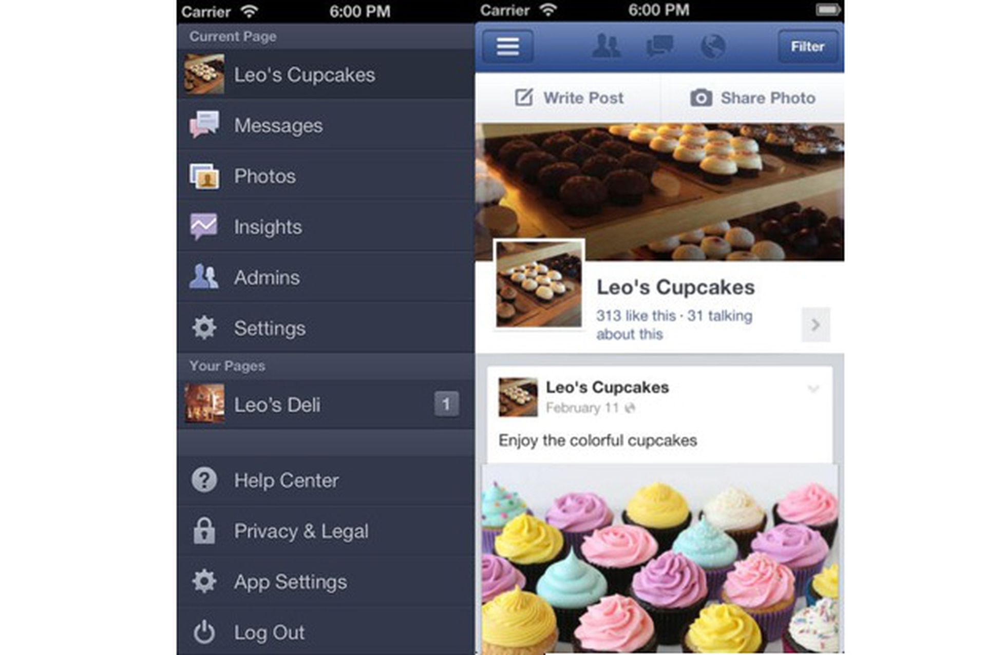 La app de Facebook Pages Manager ahora incluye más funciones