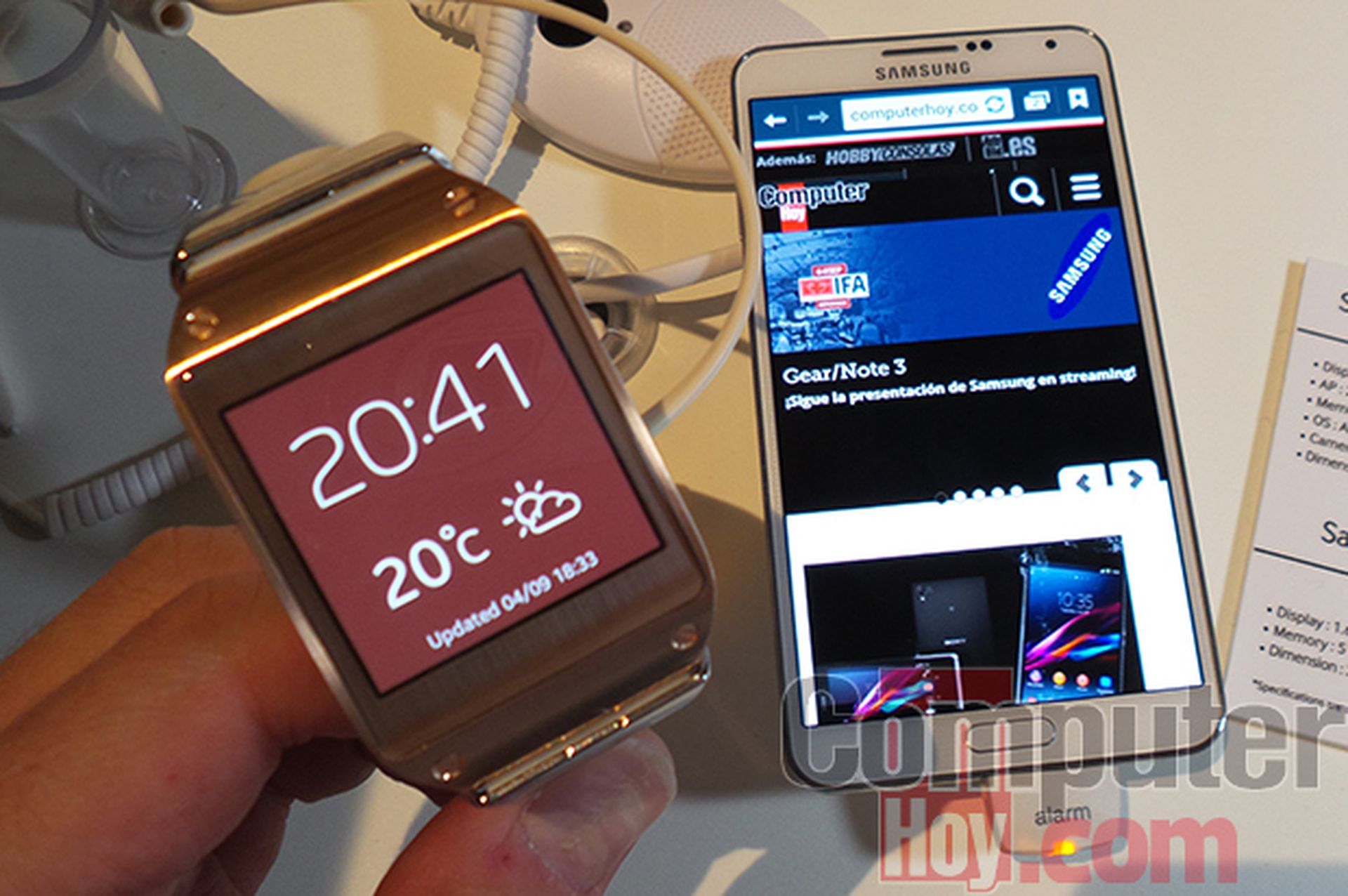 Samsung Galaxy Gear: Análisis, características y precio