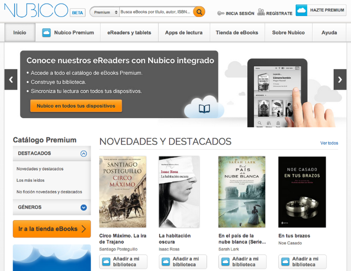 Nubico: lectura digital en la nube