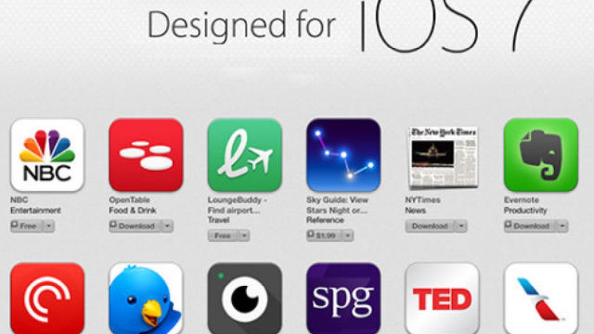 Las mejores apps ya rediseñadas para iOS 7