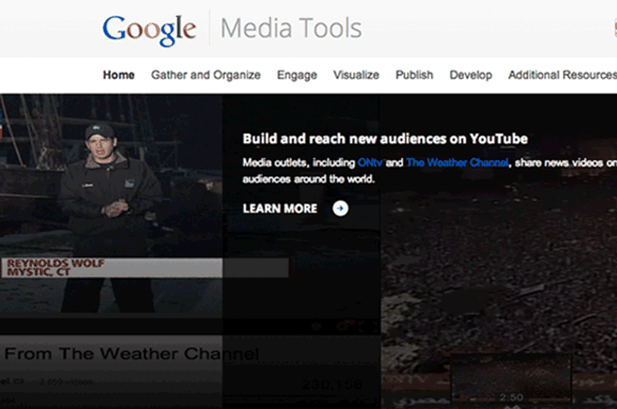 Google Media Tools, un pack de herramientas para periodistas
