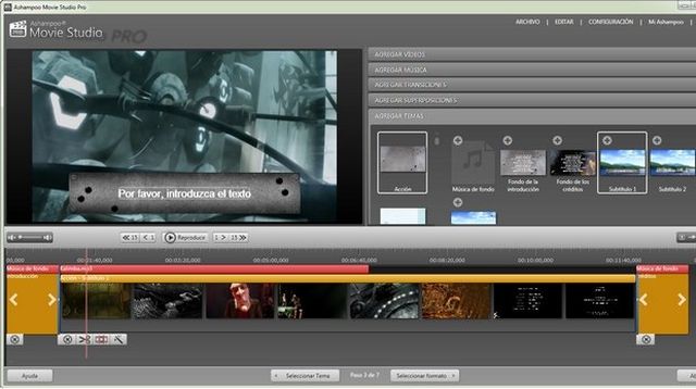 Ashampoo Movie Studio Pro, el editor de vídeo profesional