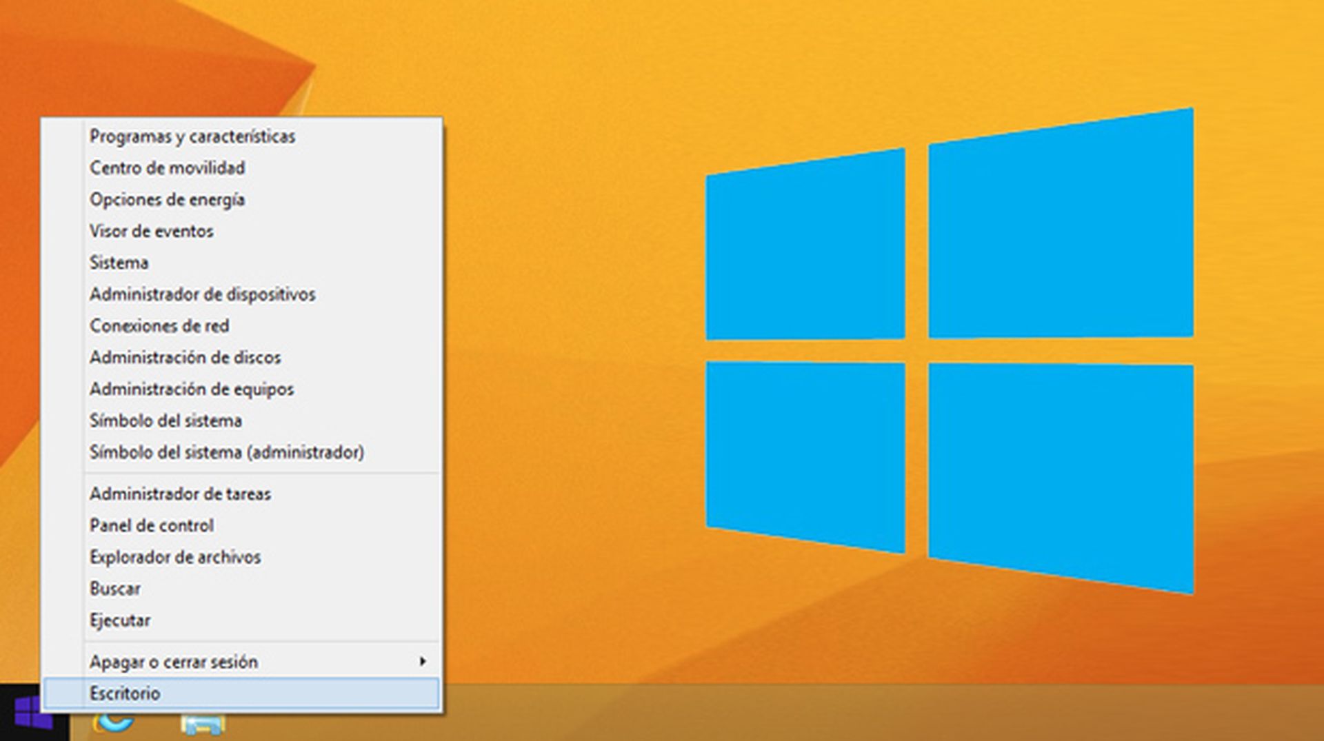 Más posibilidades en el menú de opciones de Windows 8.1
