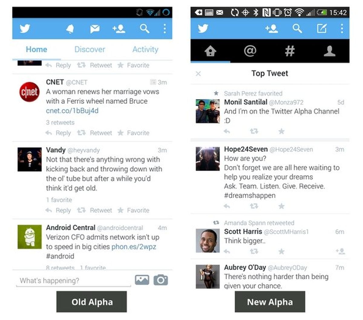 Twitter se arrepiente de los cambios en su app