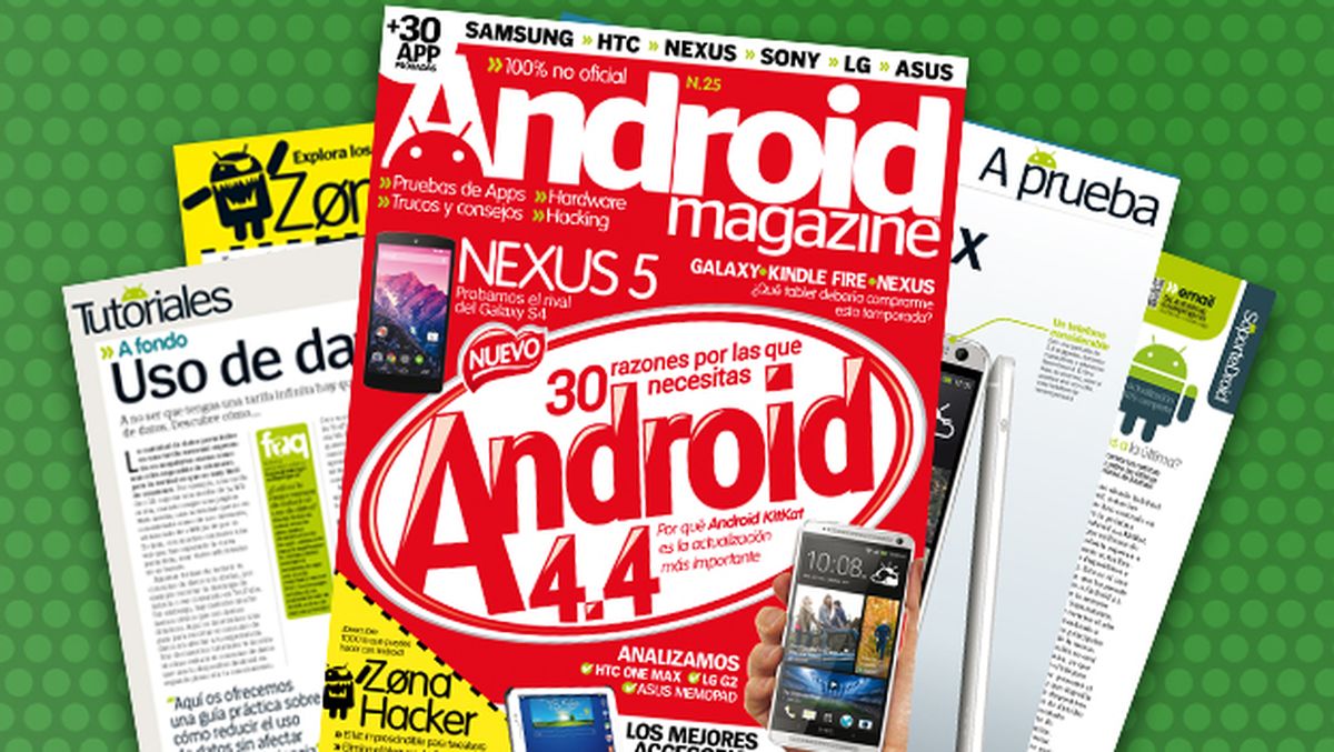 Android Magazine 25: a la venta en quiosco y edición digital