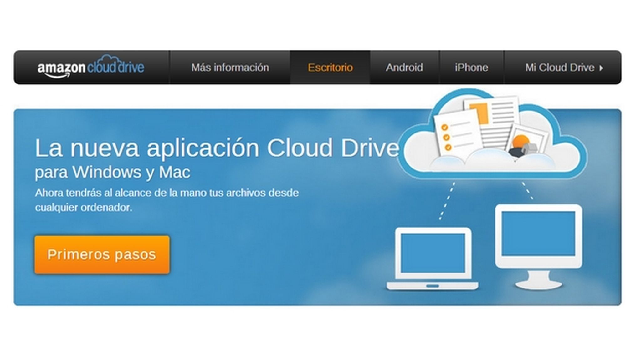 Amazon Cloud Drive, la nube de Amazon en tu PC o Mac
