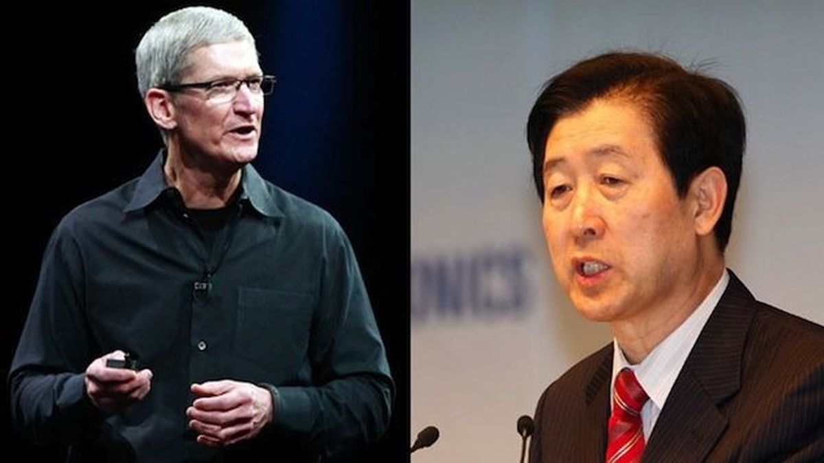 Los CEO de Apple y Samsung se reúnen en febrero