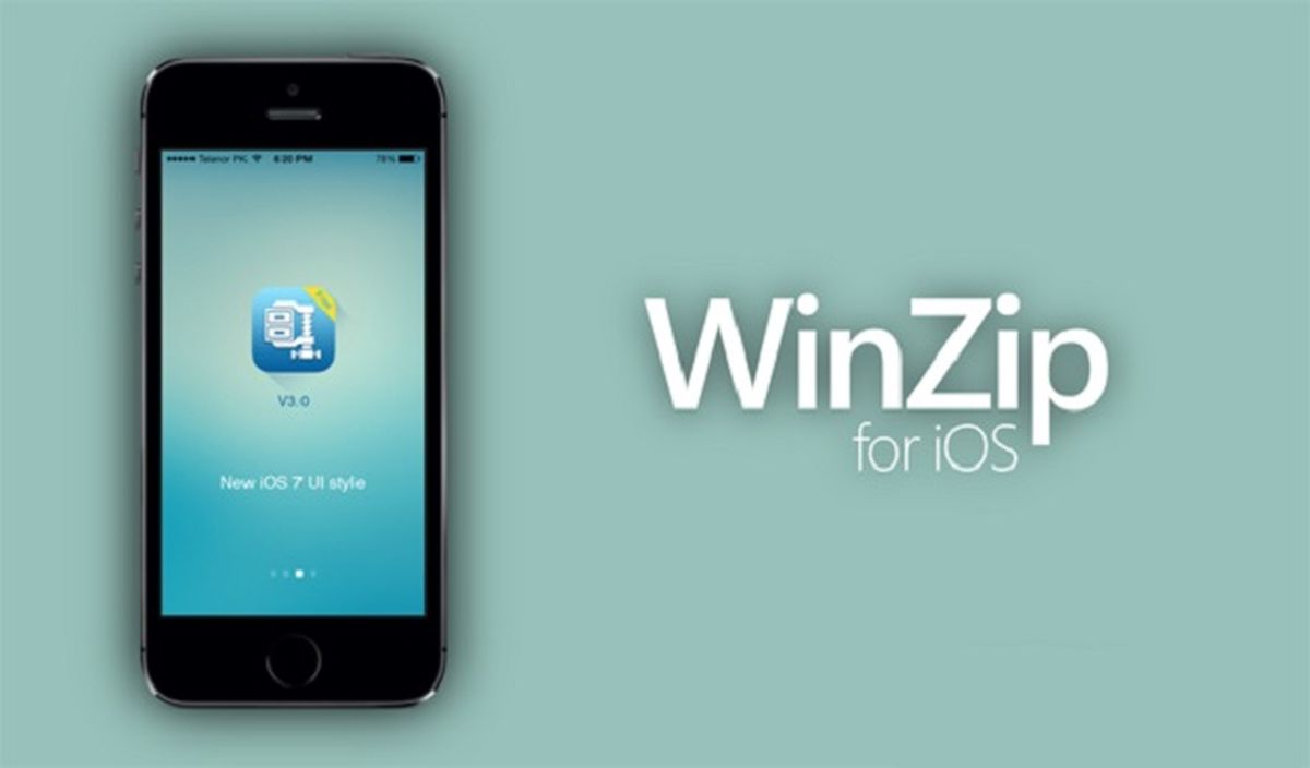 Actualización de WinZip para iOS 7 disponible en App Store