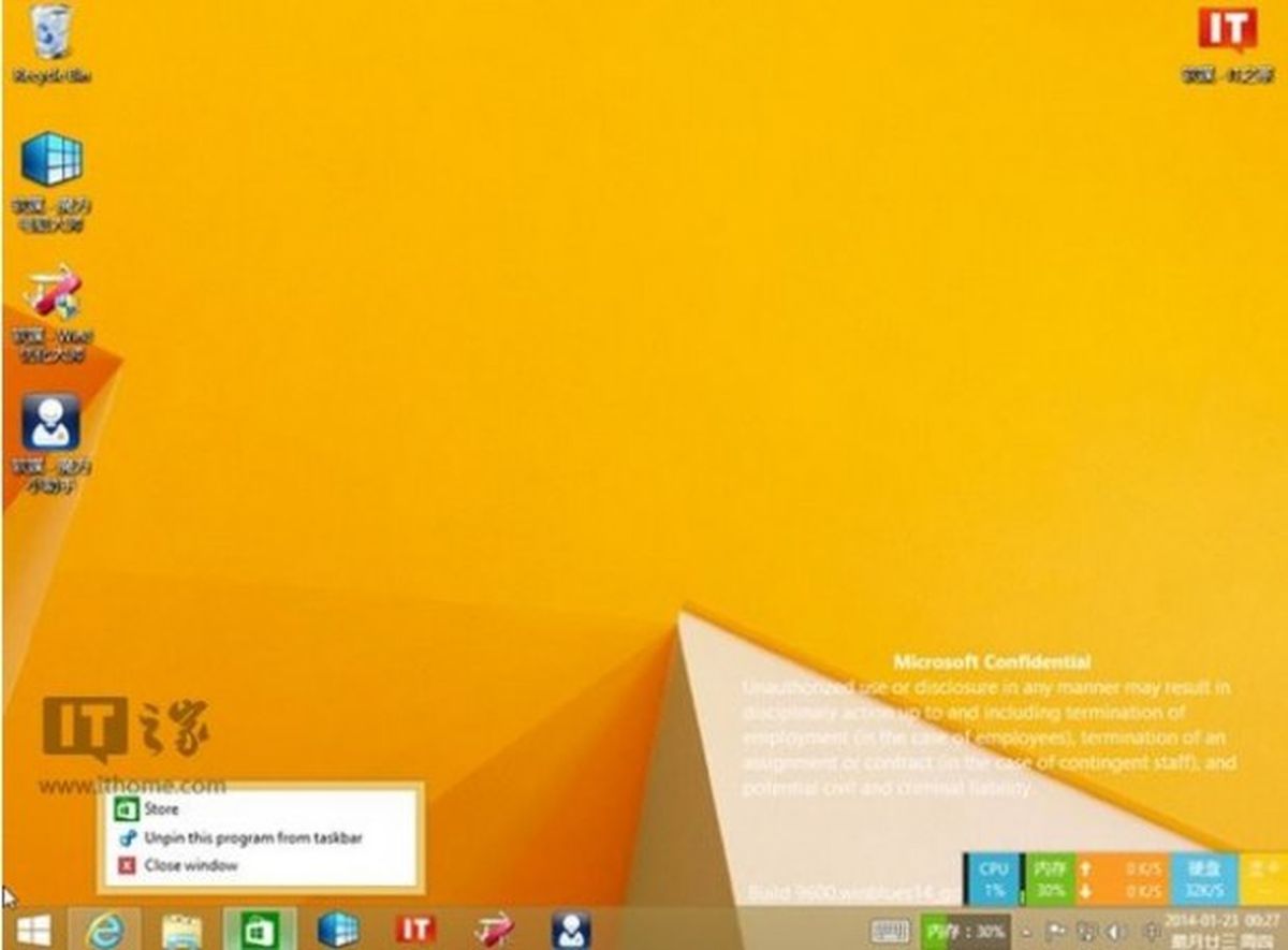 Windows 8.1 Actualización 1: Supuestas capturas filtradas