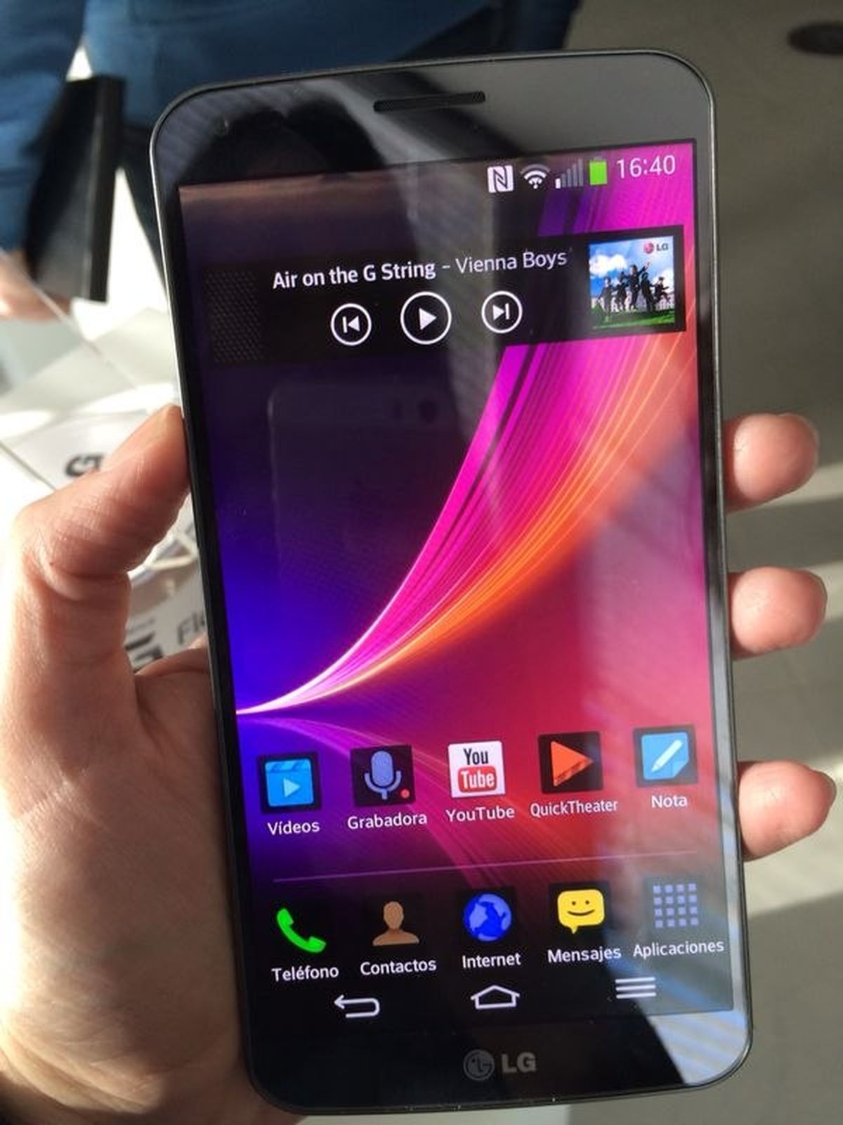 Primeras impresiones con LG G Flex