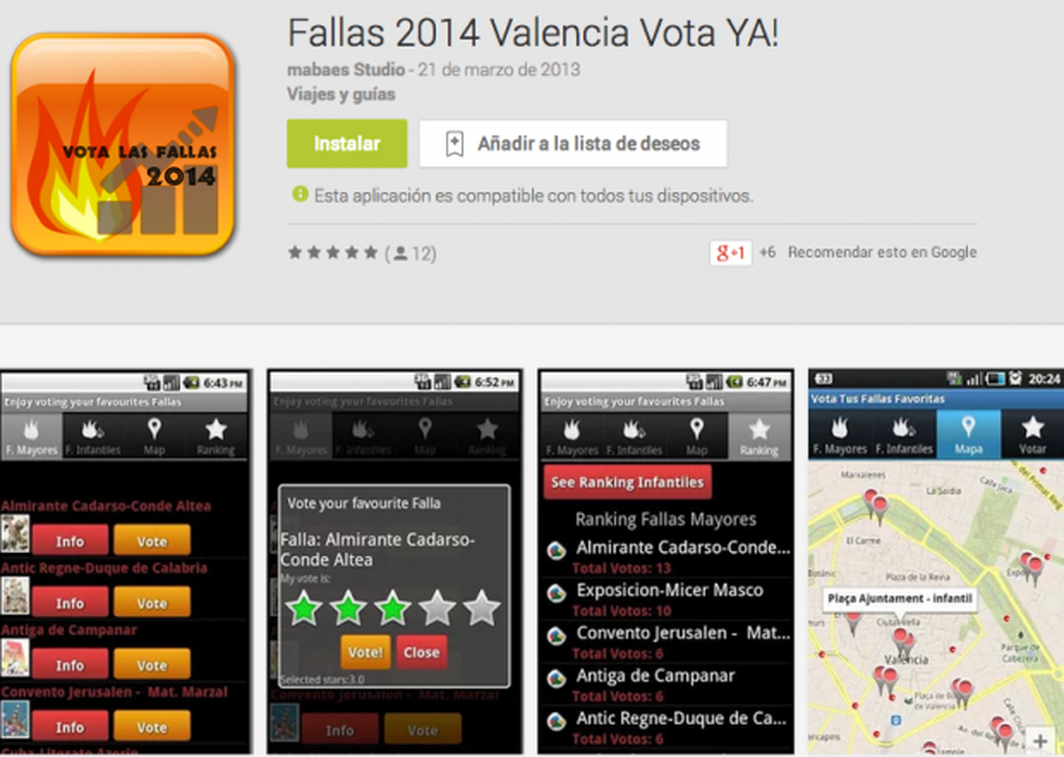 Las mejores apps para disfrutar de las Fallas 2014