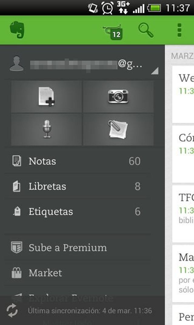 Tutorial Evernote para Android: cómo crear y organizar notas