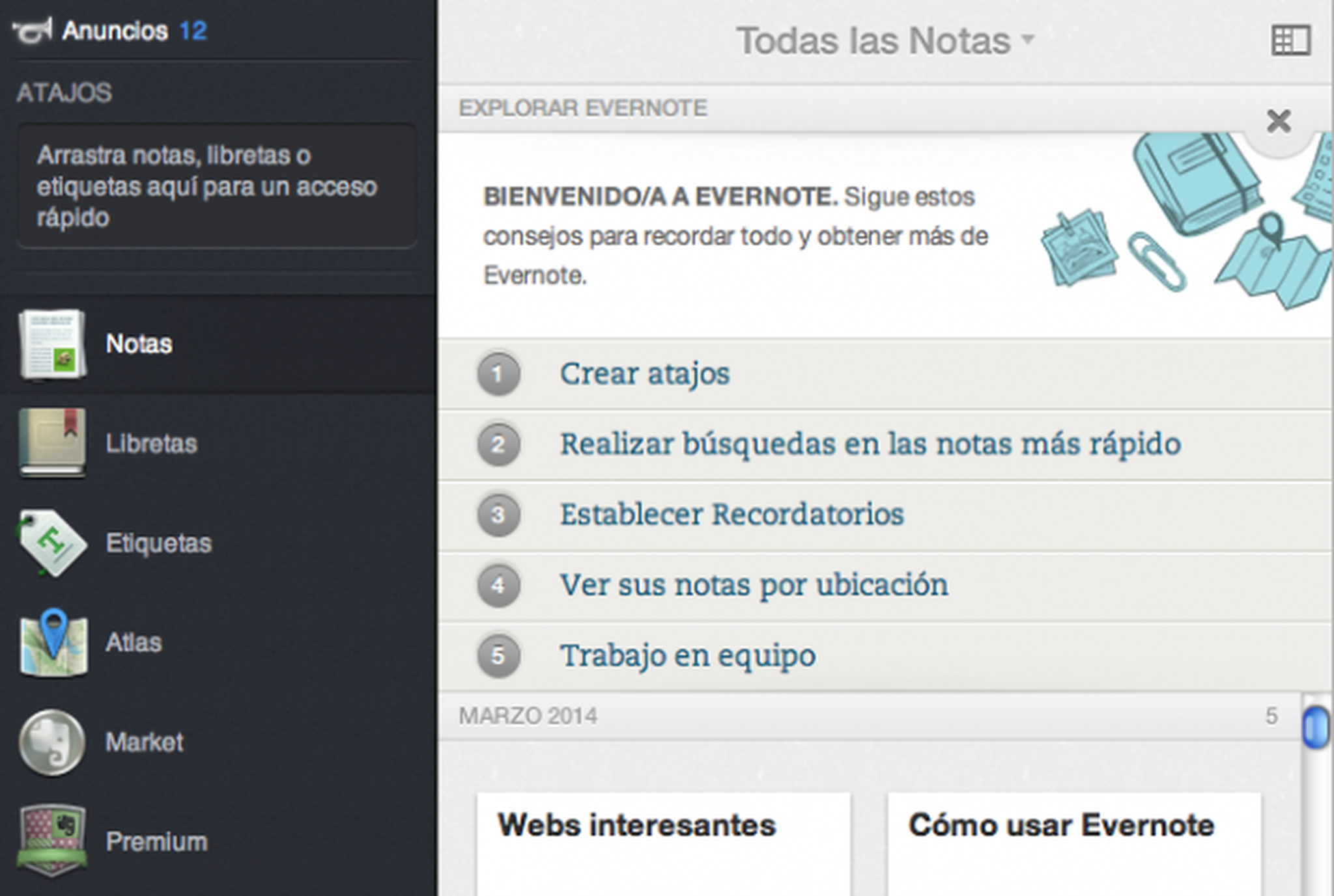Tutorial Evernote para Android: cómo crear y organizar notas