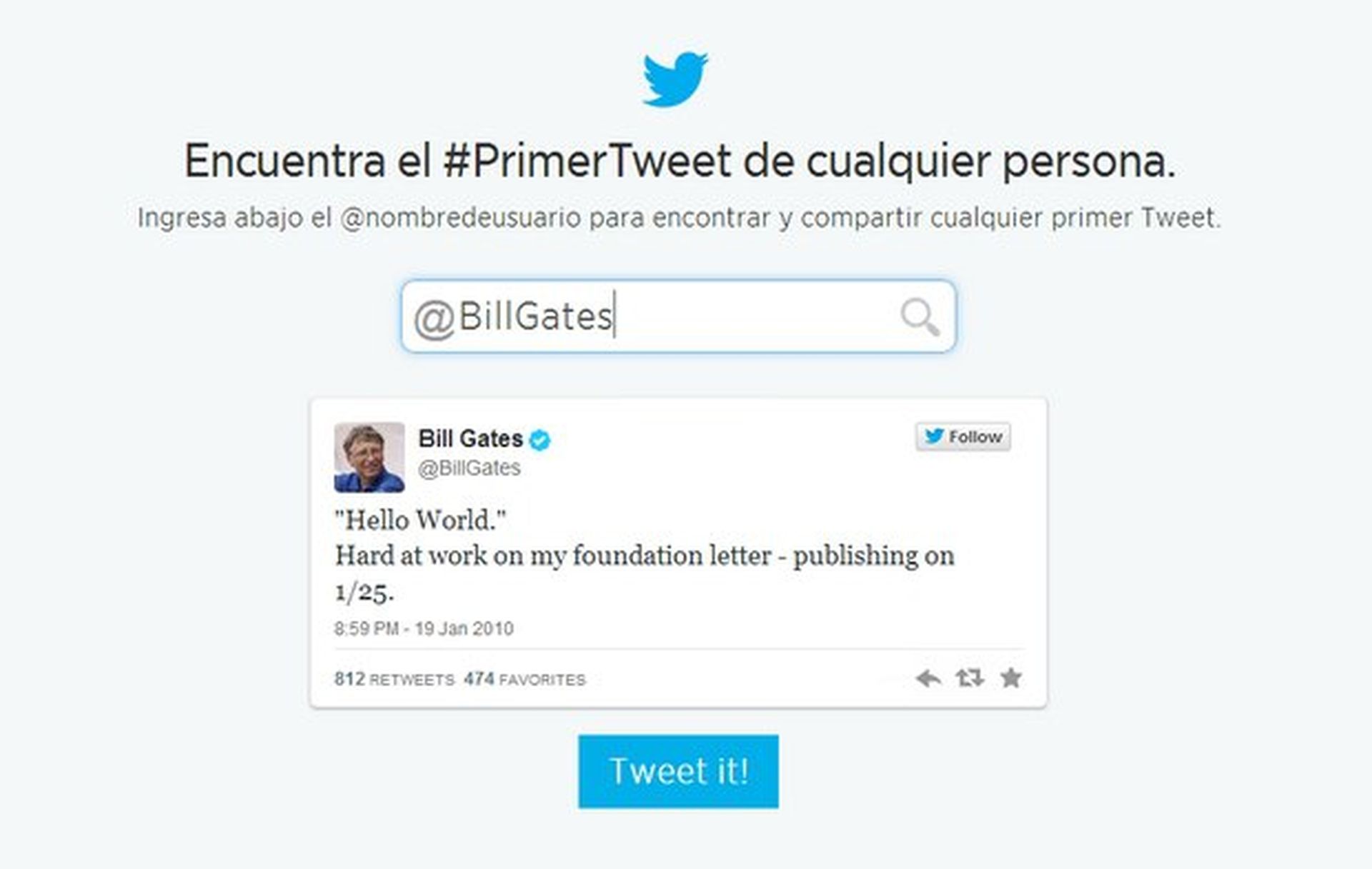 Cómo ver el primer Tweet de cualquier persona