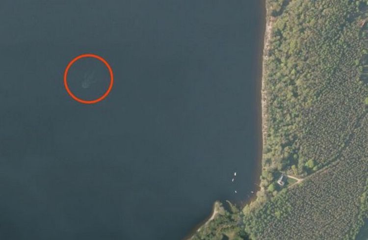 Encuentran al Monstruo del Lago Ness con los mapas de Apple