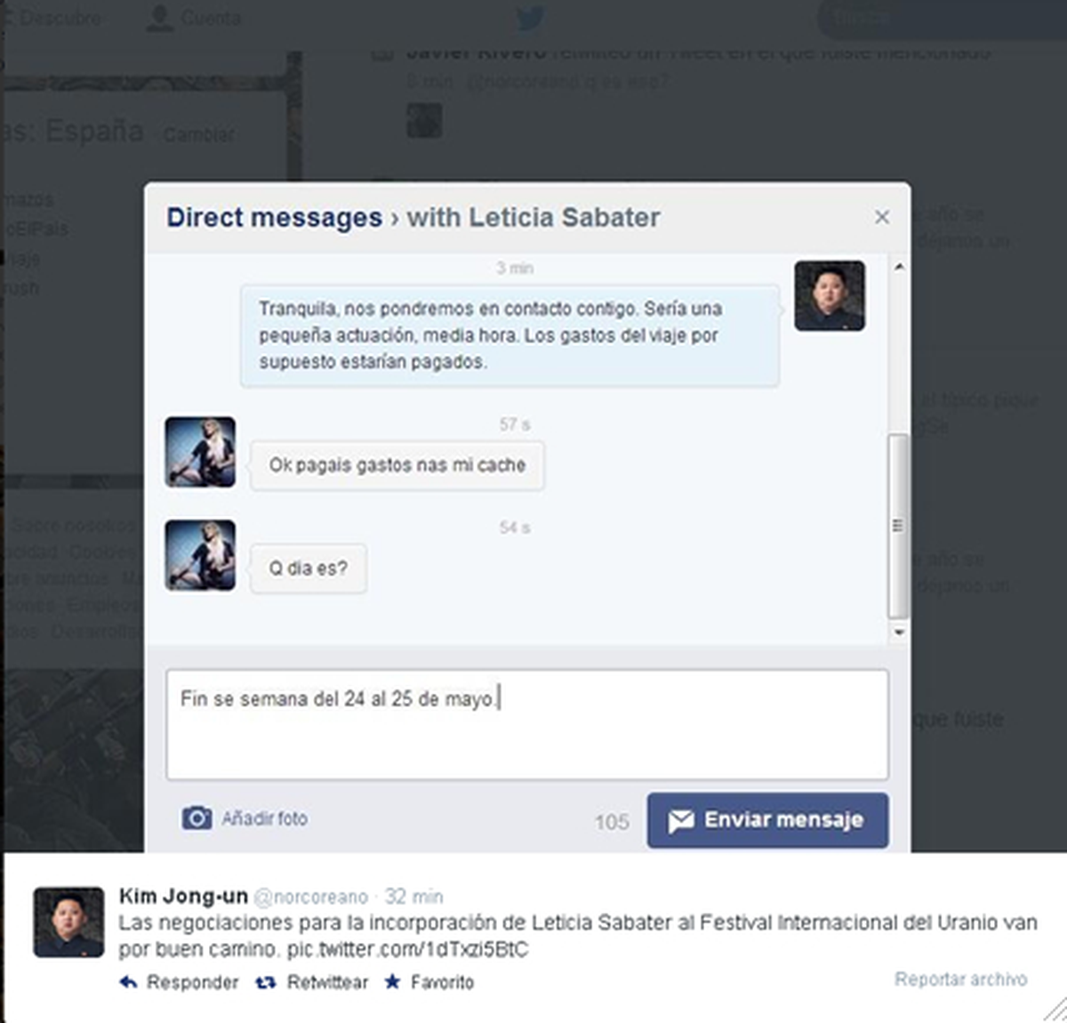 Los trolleos más famosos de @norcoreano en Twitter