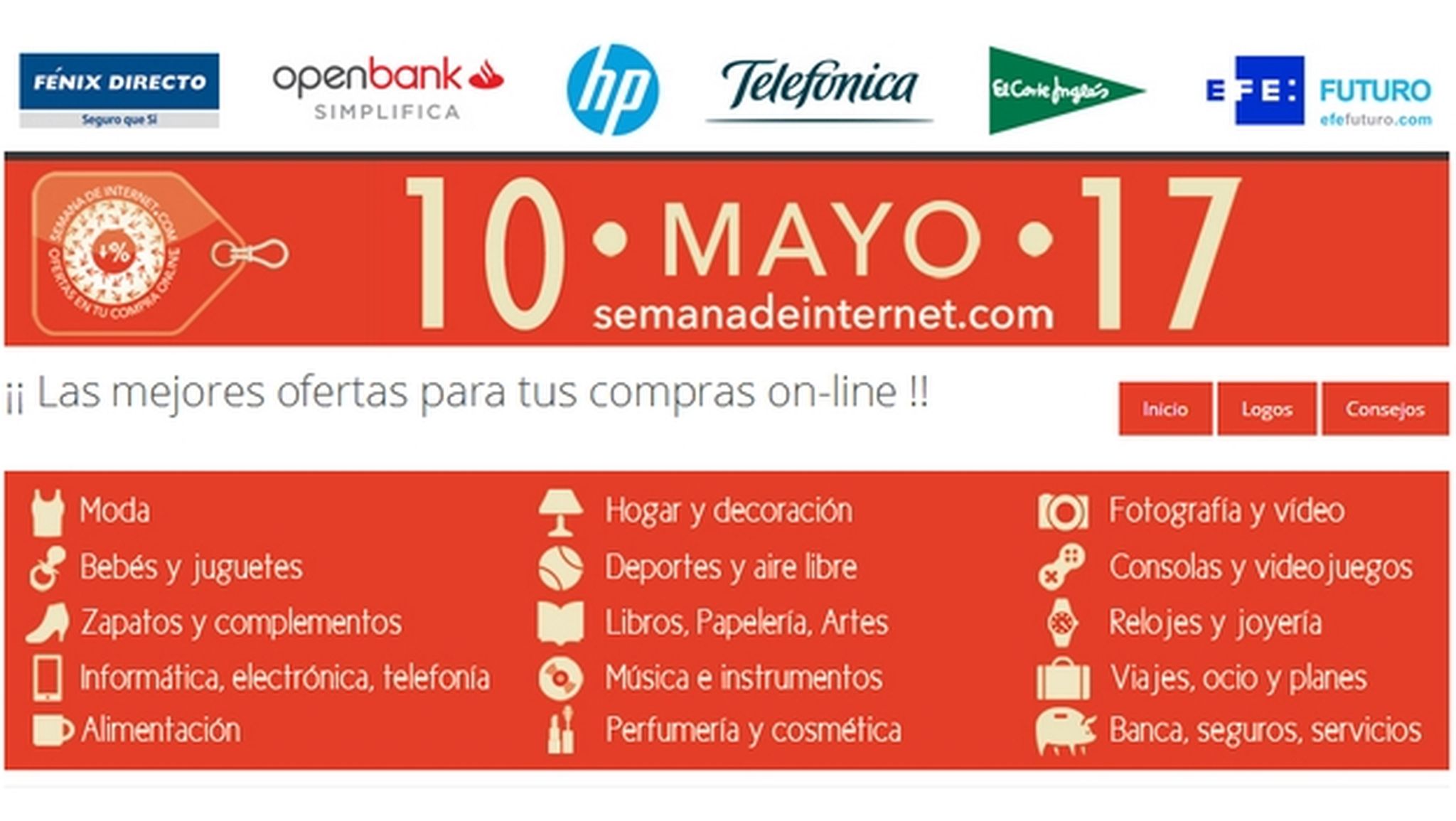Descuentos y ofertas en 200 tiendas en La Semana de Internet