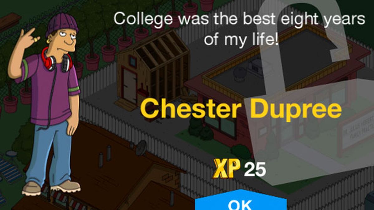 Una app de Los Simpsons presenta nuevo personaje