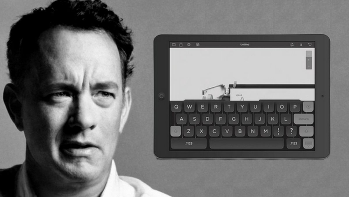 Hanx Writer, la app de Tom Hanks para... escribir a máquina