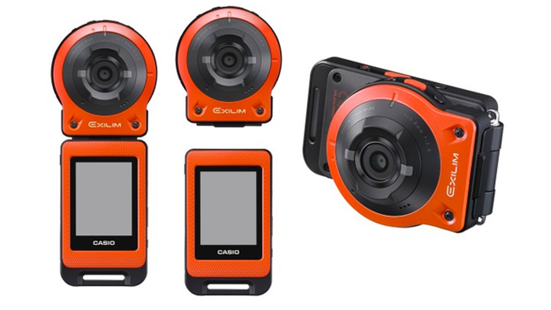 La Action Cam de Casio puede ser un reloj o colgante