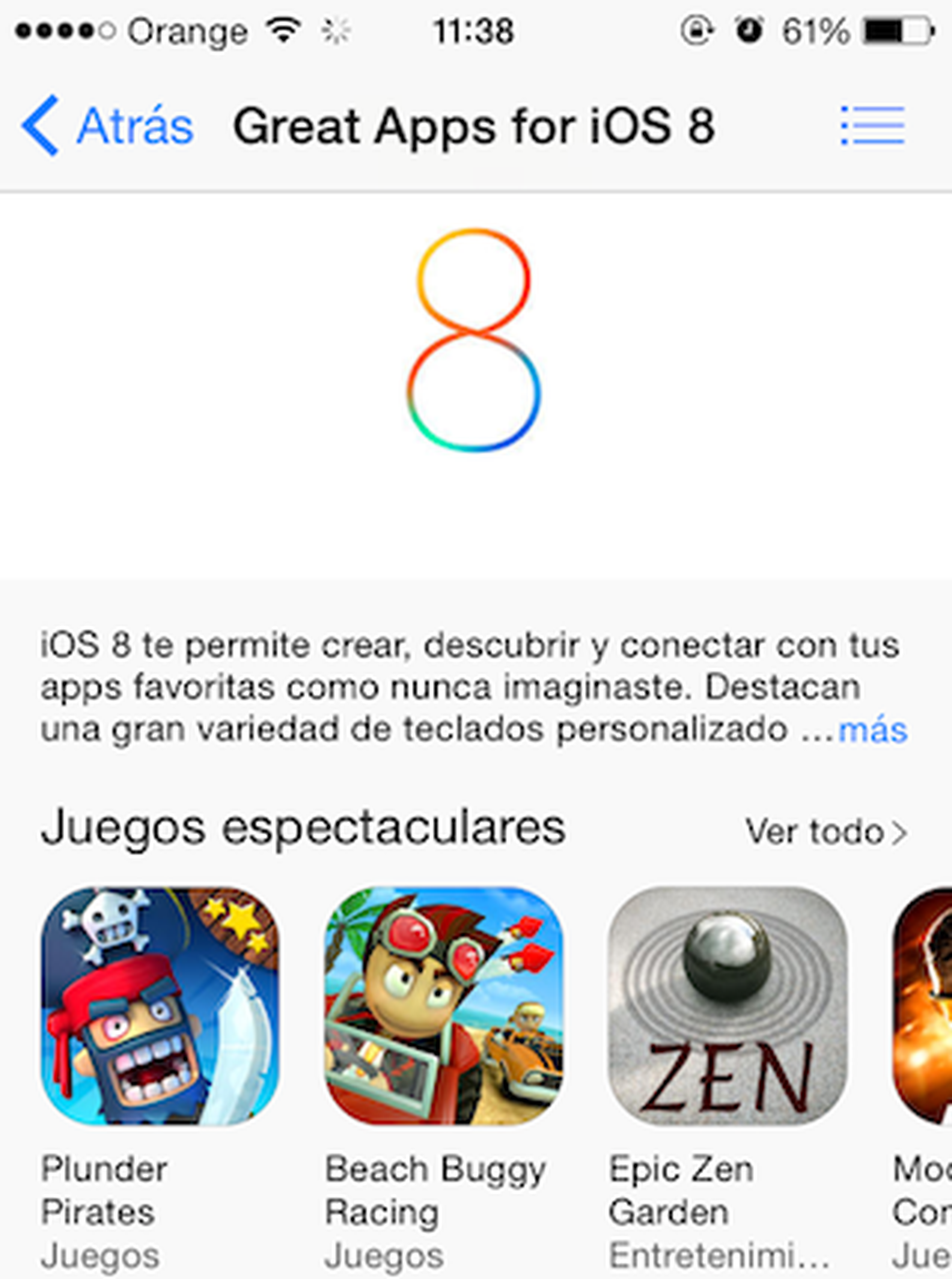 Apple lanza una categoría en App Store con apps para iOS 8