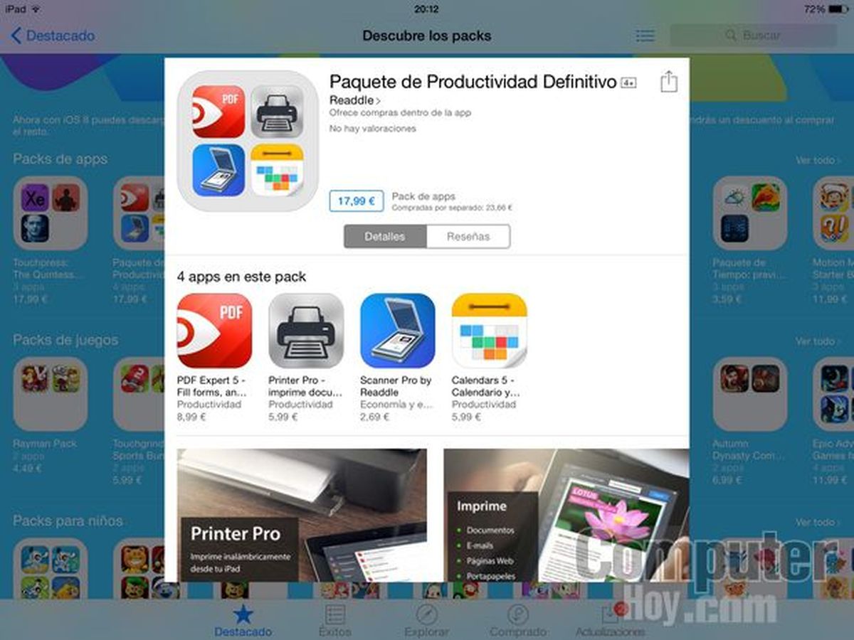 App Store estrena packs de apps con iOS 8. ¿Merecen la pena?