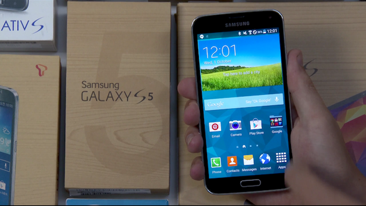 Así es Android L funcionando en un Samsung Galaxy S5